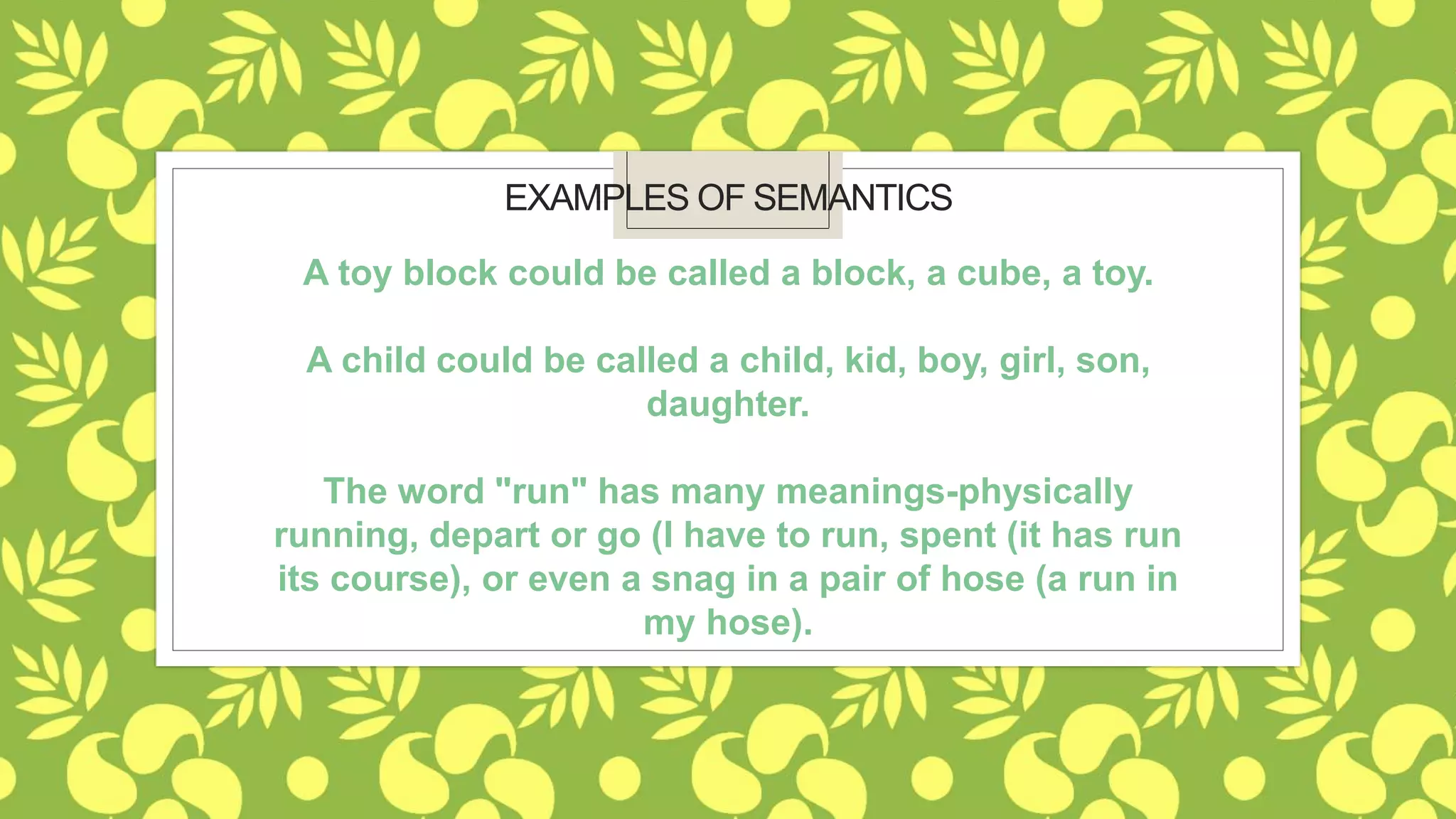 Semantics and Pragmantics | PPTX