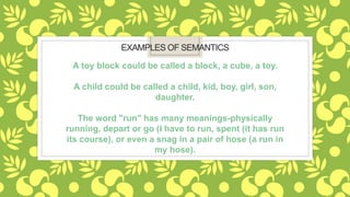 Semantics and Pragmantics | PPTX