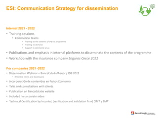 Energy Savings Insurance (ESI) Programme: Milagros Herrera, Banco ...