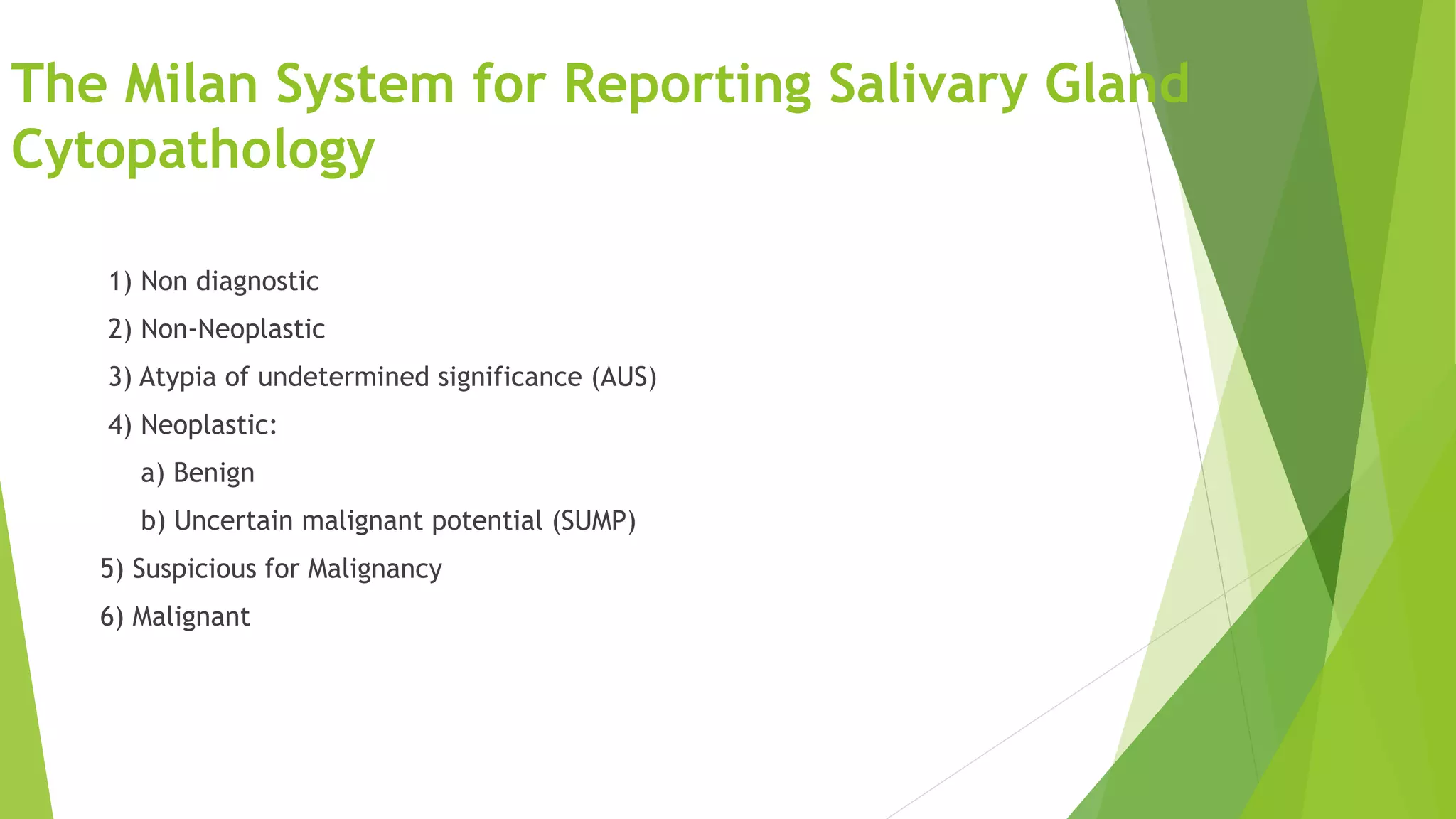 Milan cytology reporting | PPTX