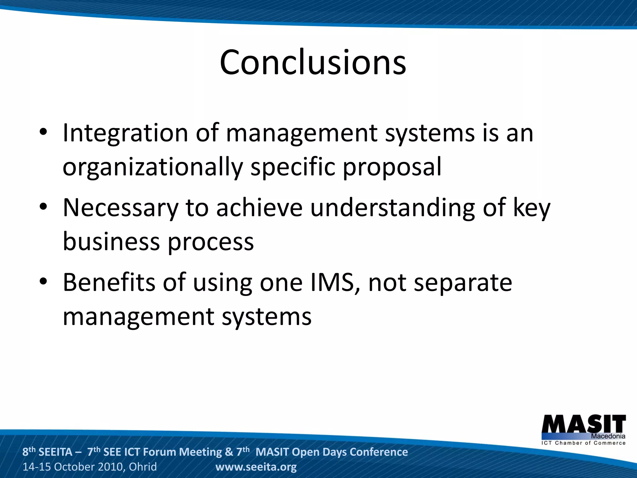 Integrated Management System | PDF