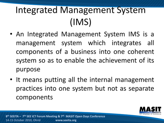 Integrated Management System | PDF | Business | Business and Finance