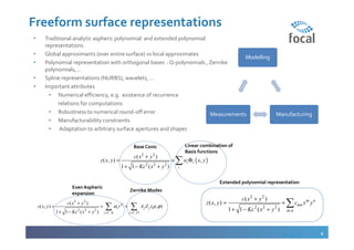 Optical modeling and design of freeform surfaces using anisotropic Radial Basis Functions EOSAM ...