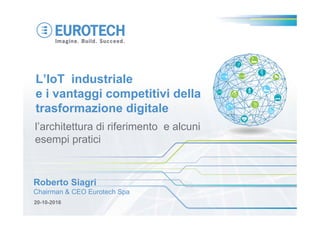 L’IoT industriale e i vantaggi competitivi della trasformazione ...