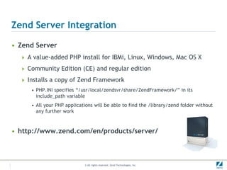 Zend Products and PHP for IBMi | PPTX