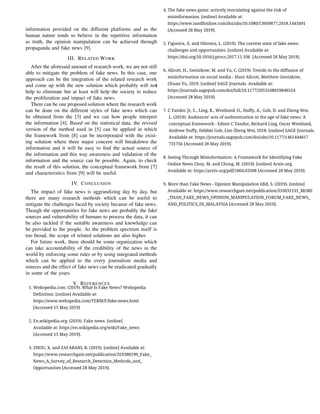 Detailed Research on Fake News: Opportunities, Challenges and Methods | PDF