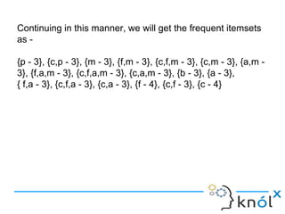 Association Rule Learning Part 1: Frequent Itemset Generation | PPTX ...