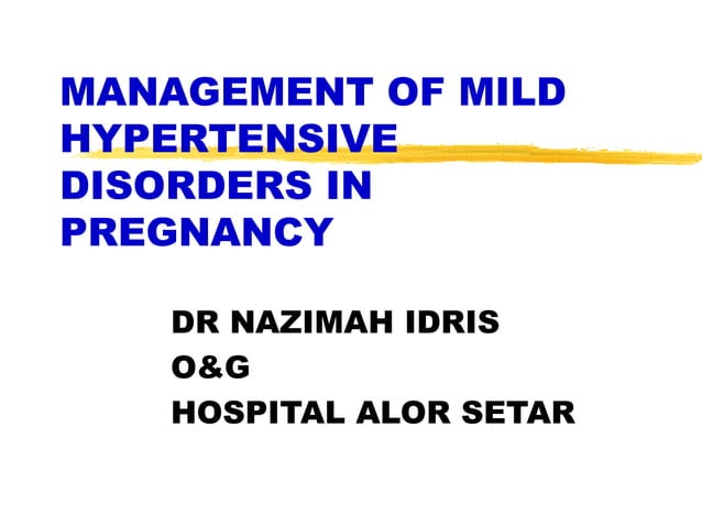 Mild hdp | PPT