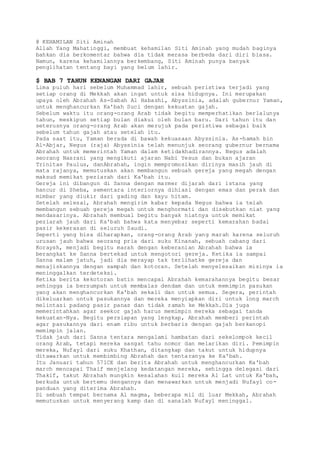 Milenium biografi nabi Muhammad (bahasa indonesia) | PDF