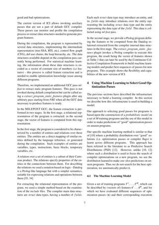 MILEPOST GCC: machine learning based research compiler | PDF