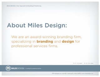 Miles Design branding process | PPT