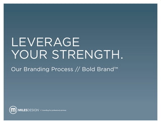 Miles Design branding process | PDF