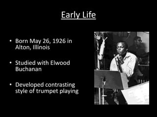 Miles Davis PowerPoint | PPTX