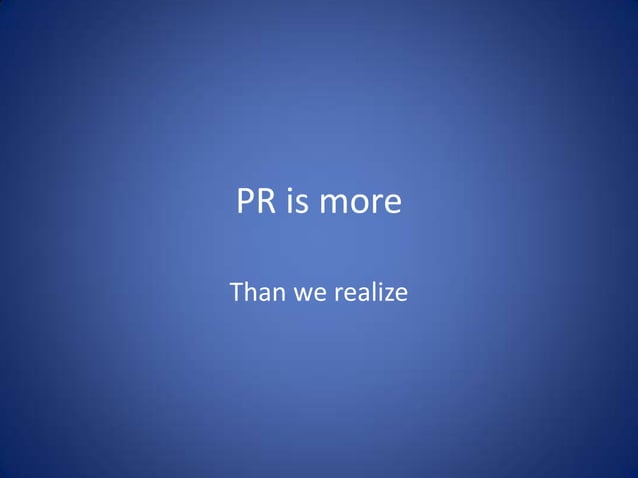 Miles o'brien intro to pr interview | PPT