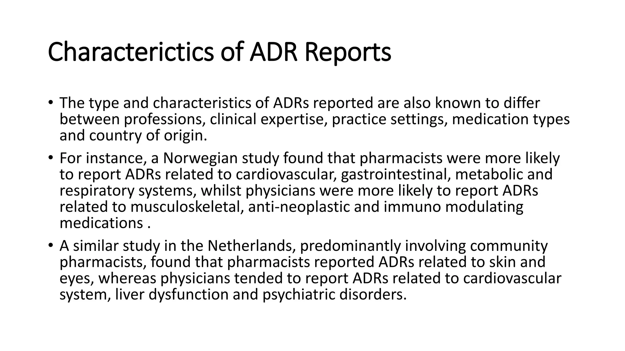 milestone.pptx,ADR reporting,setting up adverse drug reaction | PPT