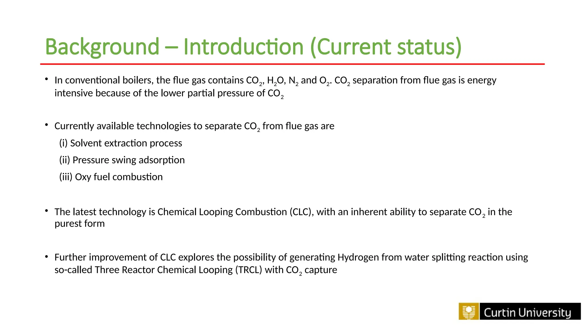 Investigation into Chemical Looping Combustion and Three Reactor ...