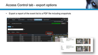 Milestone Access Control Integration | PPTX