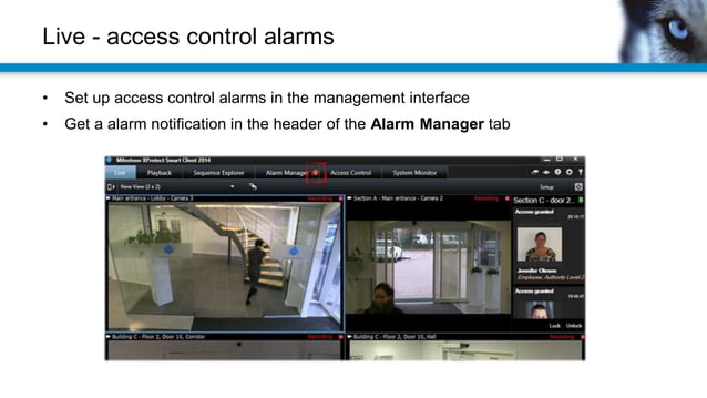 Milestone Access Control Integration | PPTX