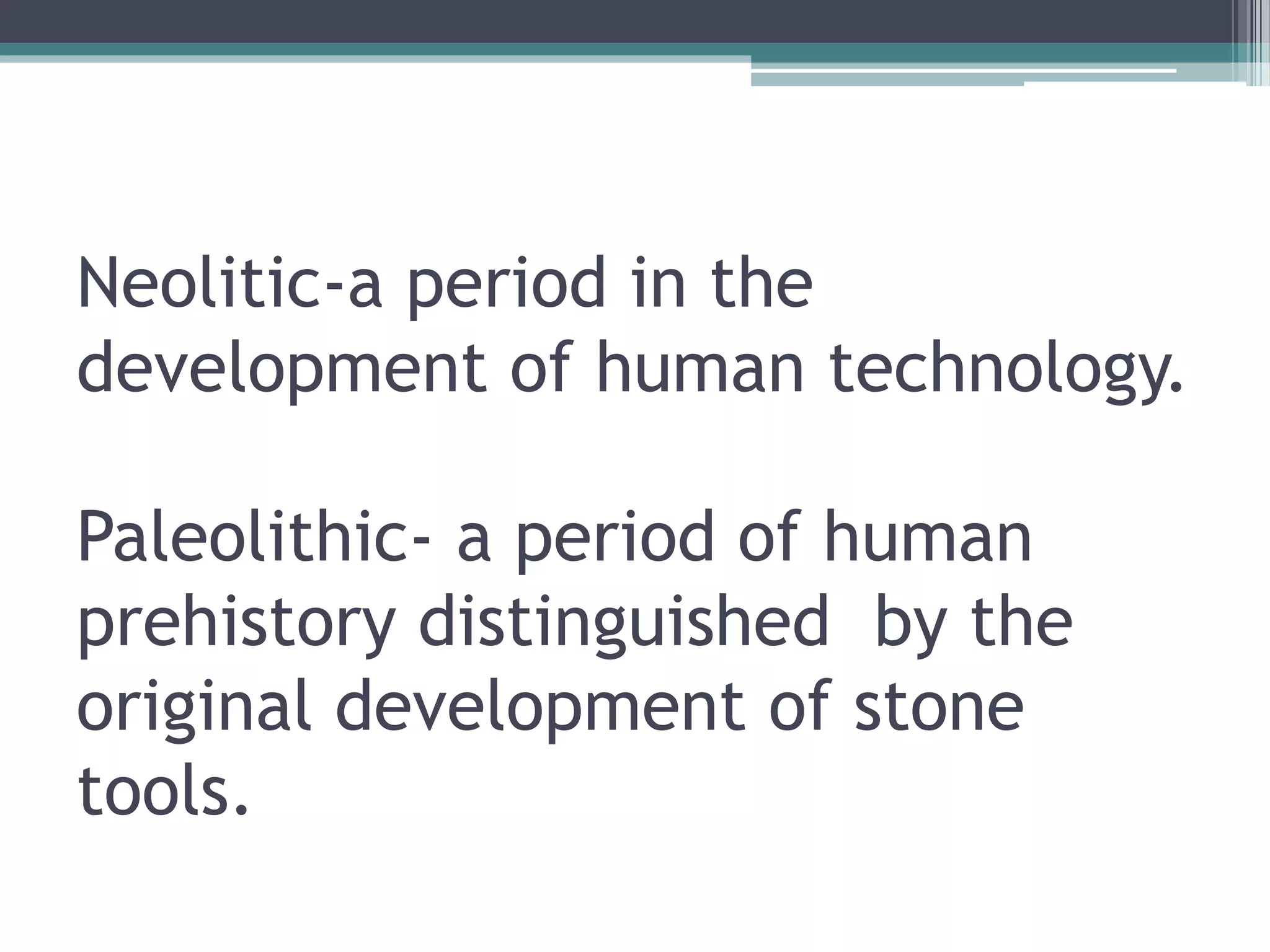 Milestone of human evolution | PPTX