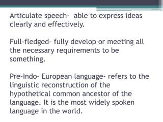 Milestone of human evolution | PPTX | Geology | Science