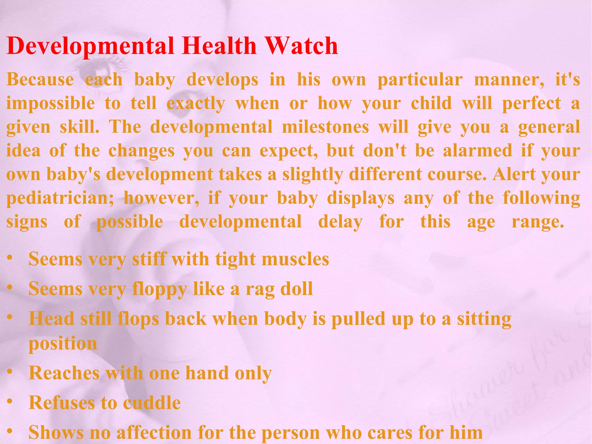 Developmental Milestones | PPT