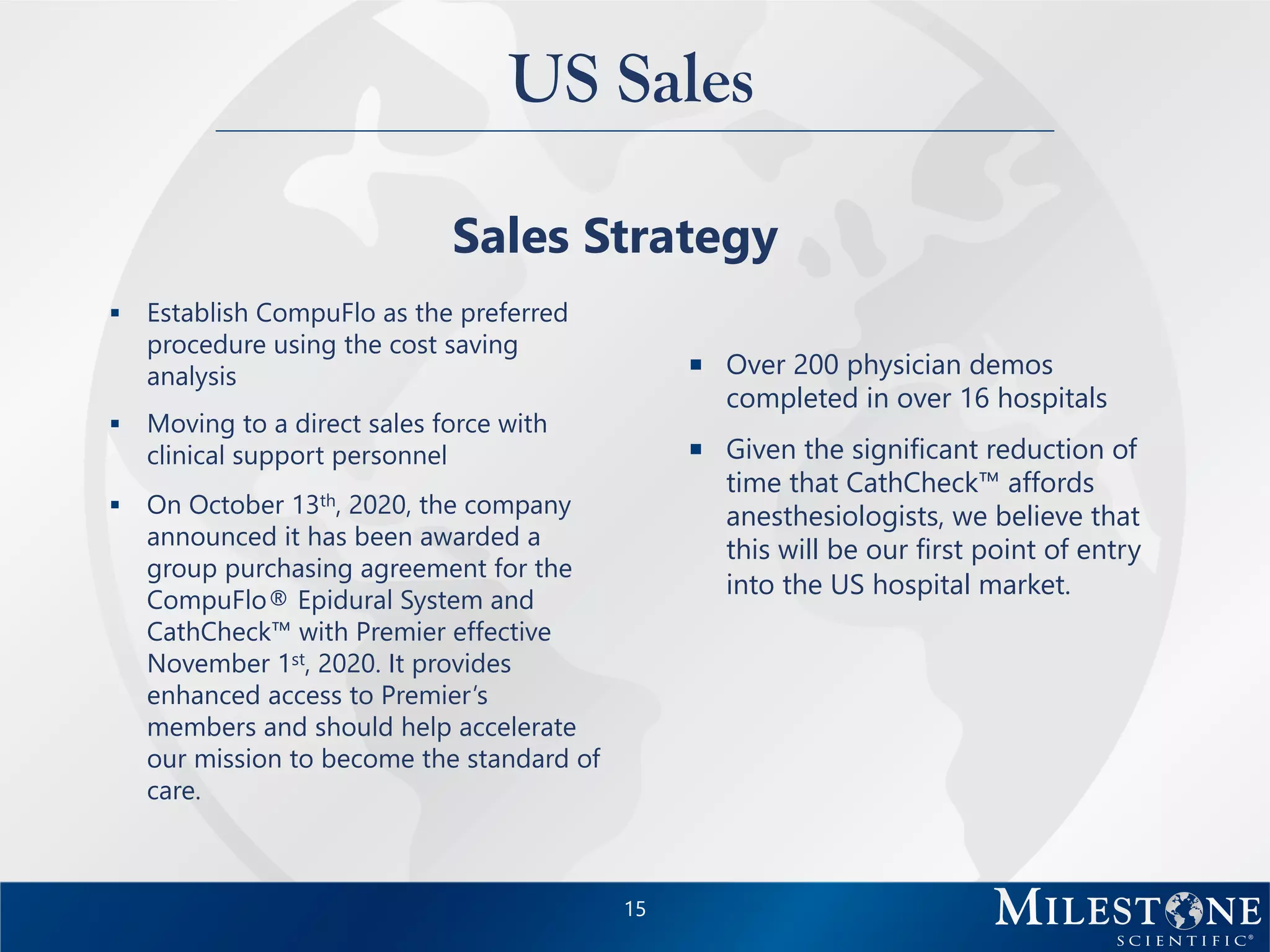 Milestone Scientific Inc. Investor Presentation November | PPT