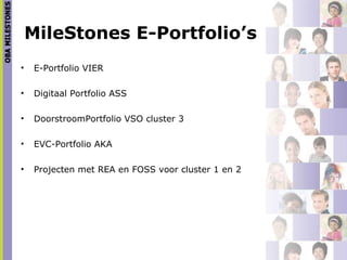 Mile stones e portfolio's voor doelgroepen | PPS