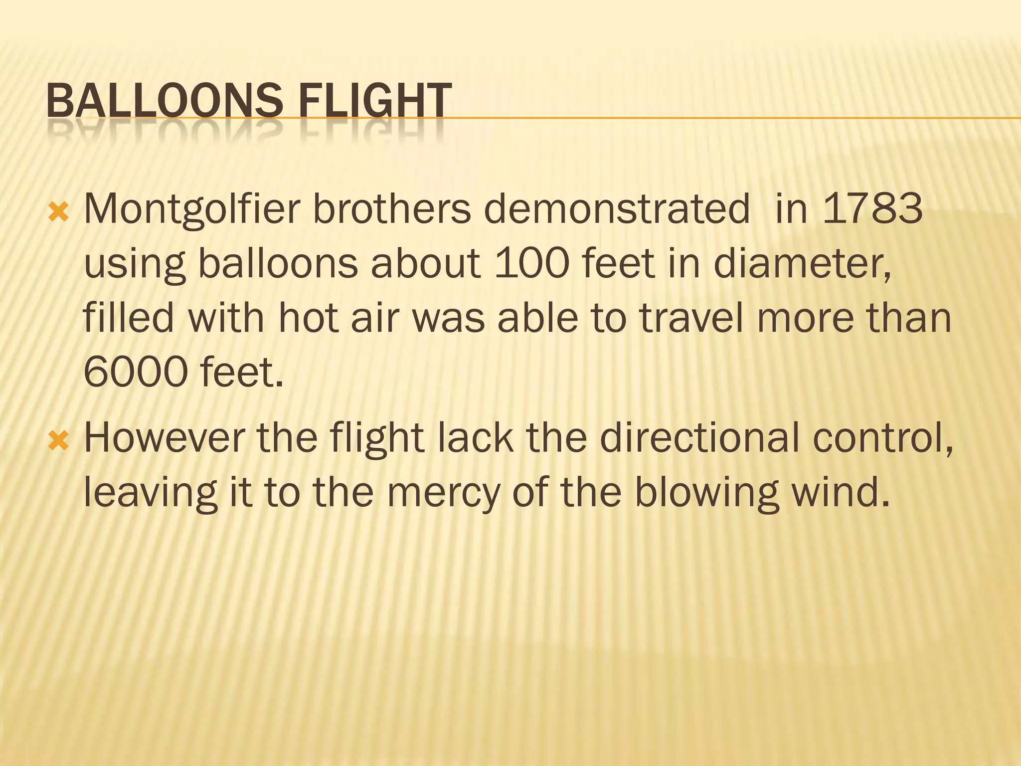 Milestones in aviation history | PDF