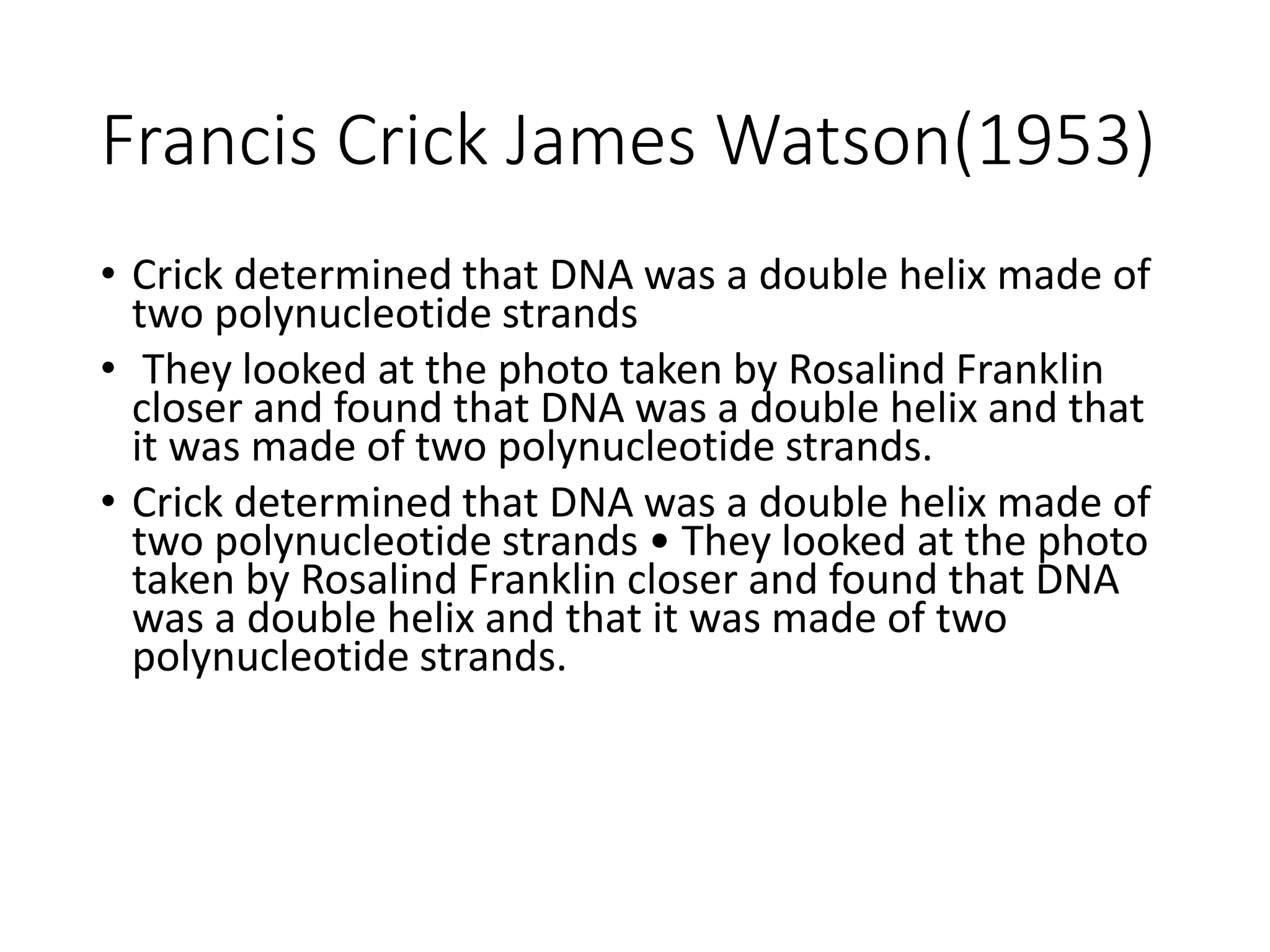 Milestones in genetics and molecular biology | PPTX