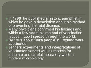 Milestones in microbiology | PPTX