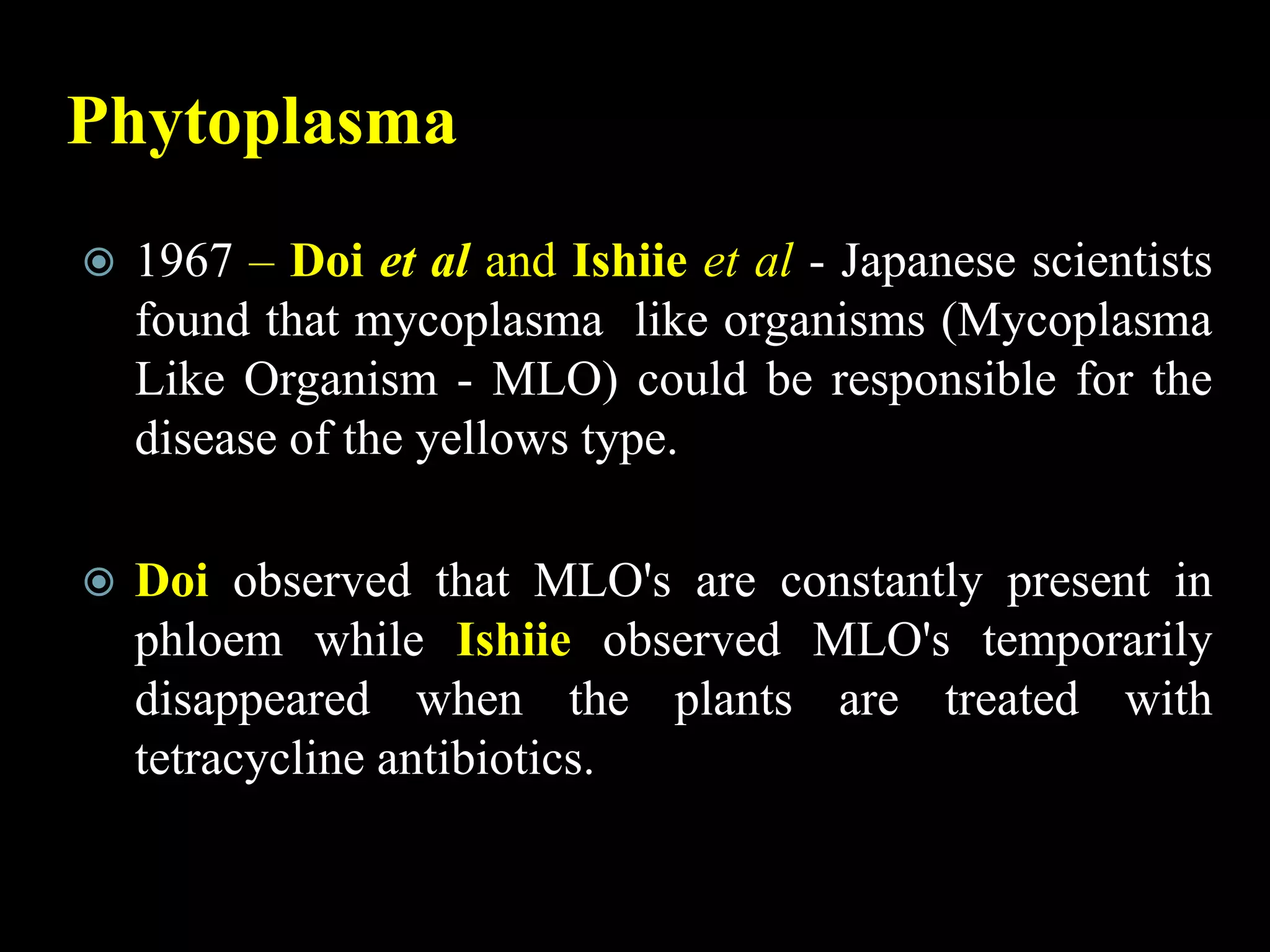 Milestones in the history of plant pathology | PPTX