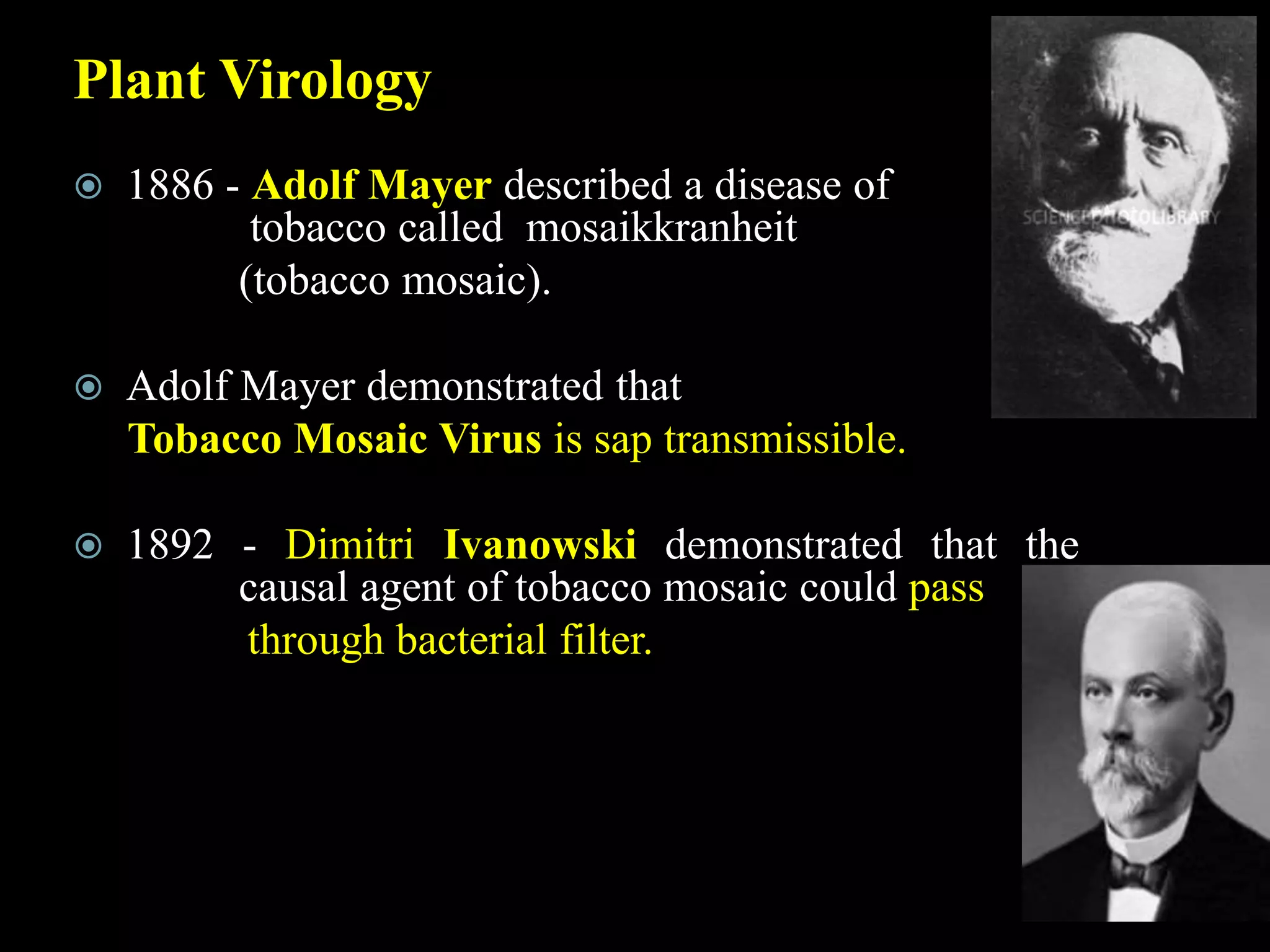 Milestones in the history of plant pathology | PPTX