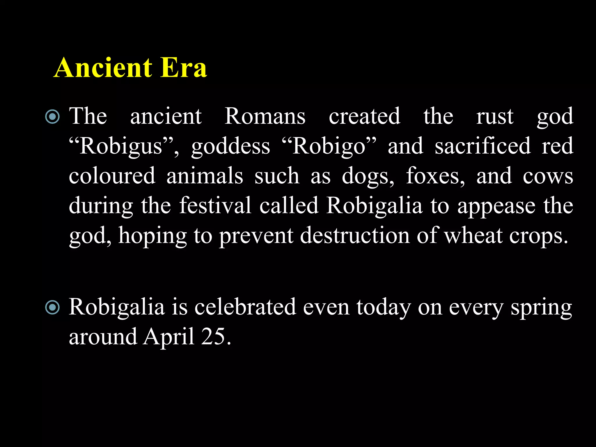 Milestones in the history of plant pathology | PPTX