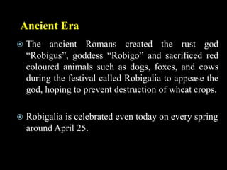 Milestones in the history of plant pathology | PPTX