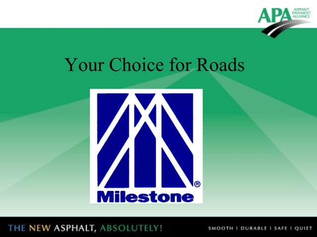 Milestone Smart Choices | PPT