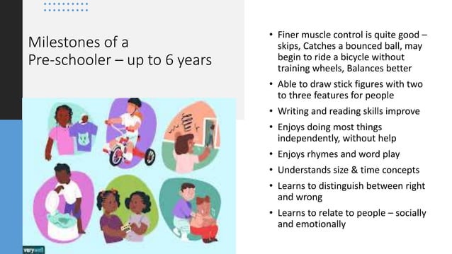 Milestones of development middle years | PPTX | Parenting | Family and ...