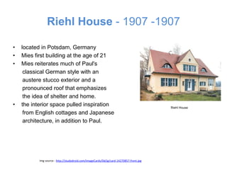 Mies van der rohe | PPTX