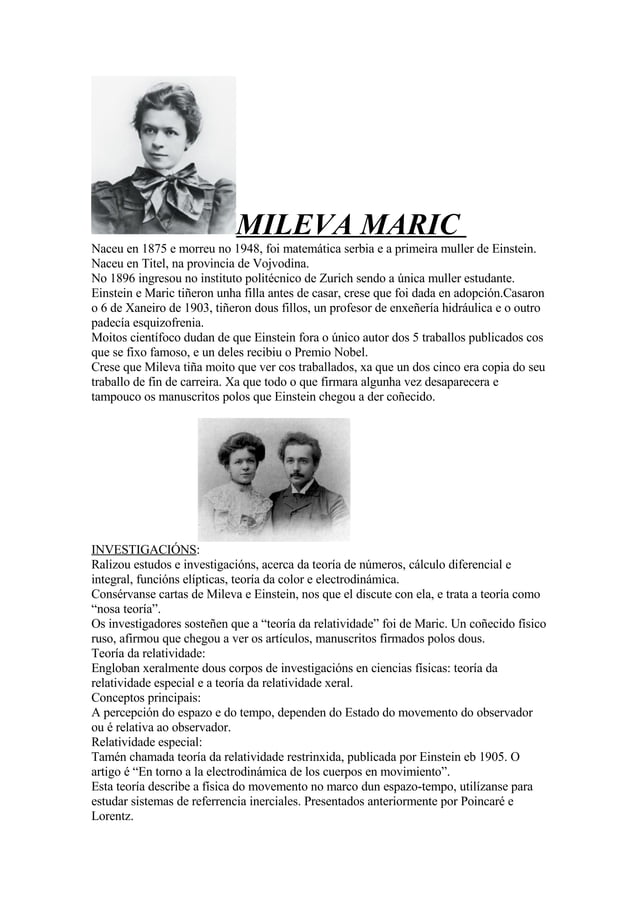 Mileva Maric | DOC