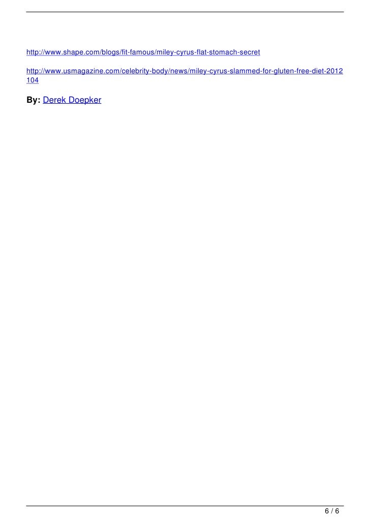 Miley Cyrus’ Workout Routine and Weight Loss Diet Plan