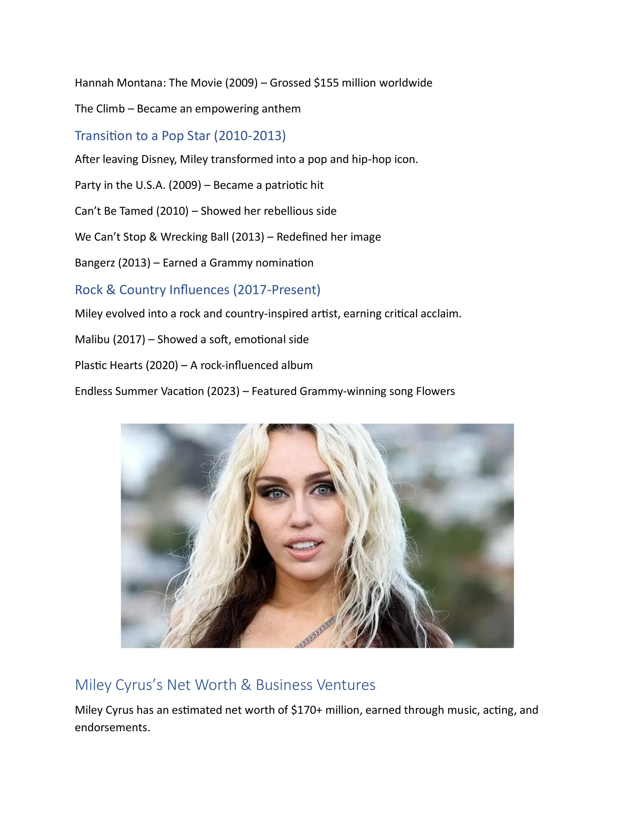 Miley Cyrus Biography The Celeb Post.pdf