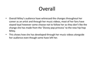 Miley cyrus timeline | PPT