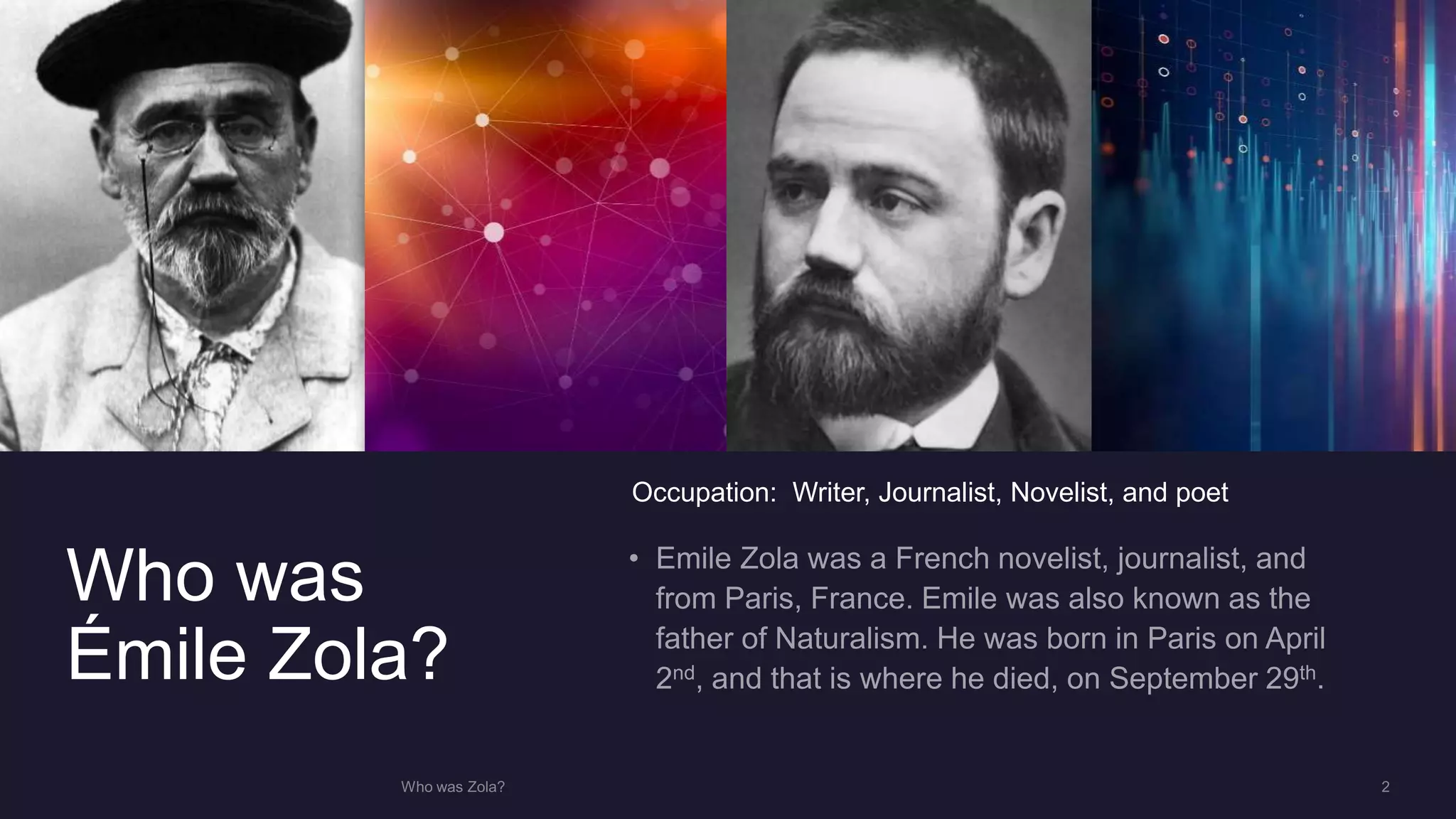 Émile Zola - The father of Naturalism | PPTX