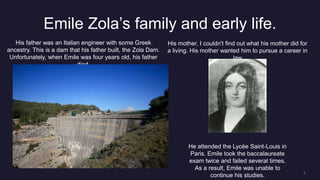 Émile Zola - The father of Naturalism | PPTX