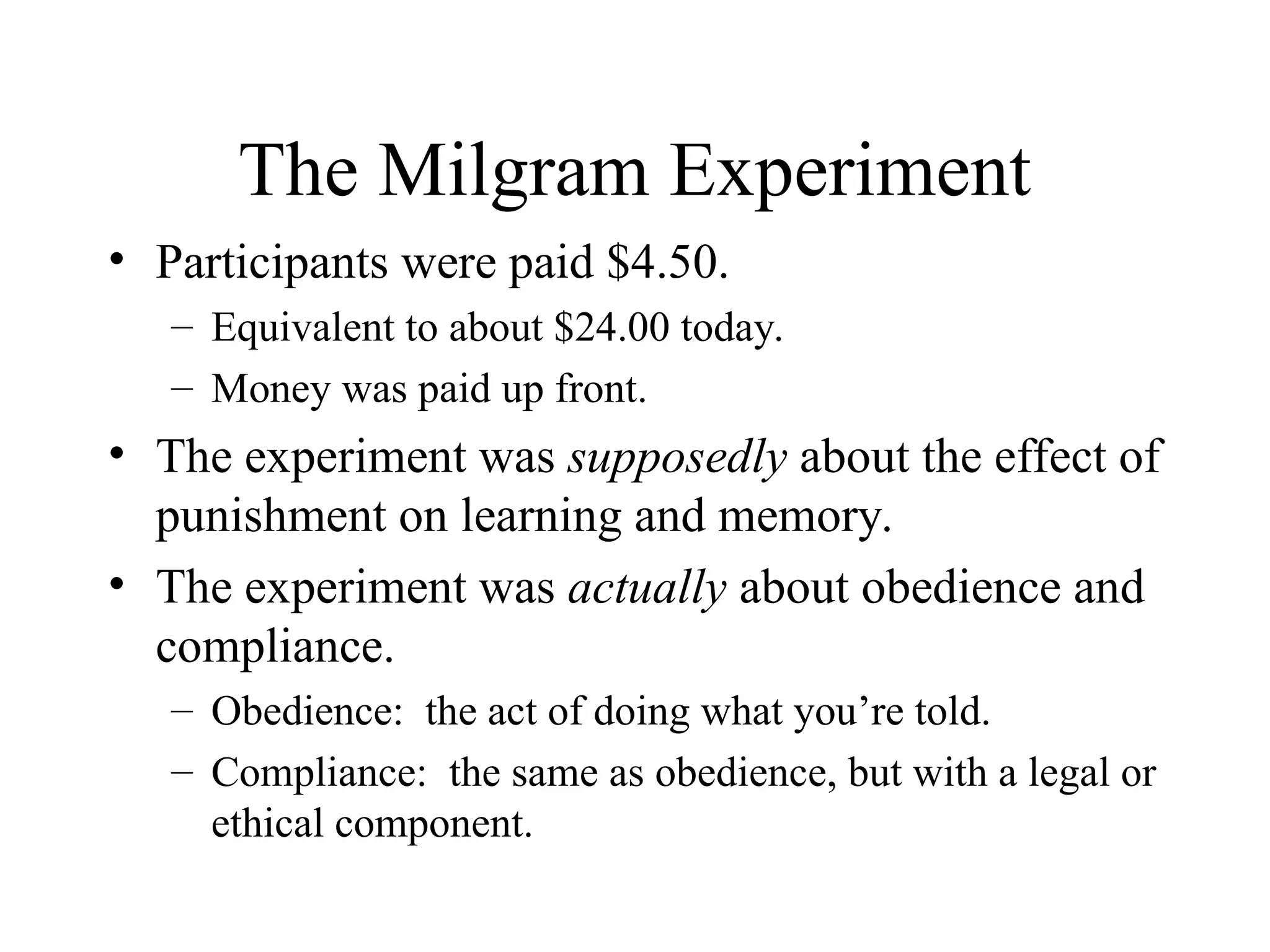 Milgram ppt obedience experiment yale University | PPT