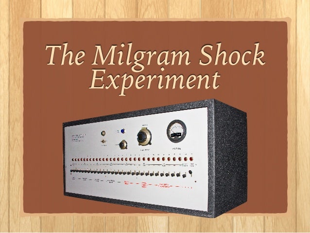 The Milgram Experiment