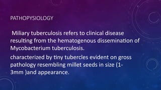 Pulmomanry tuberculosis Miliary TB 2.pptx