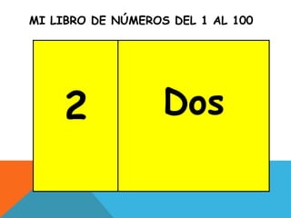 Mi libro de números del 1 al 100 | PPTX