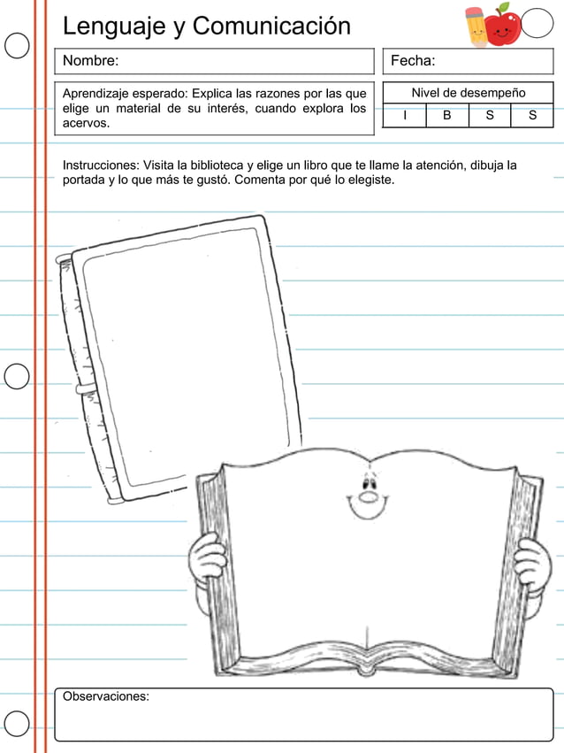 Mi libro de tareas preescolar nuevo modelo educativo | PDF