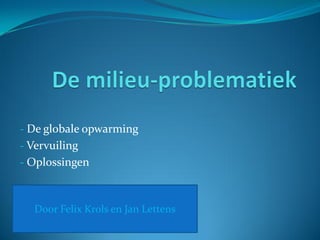 Milieu | PDF