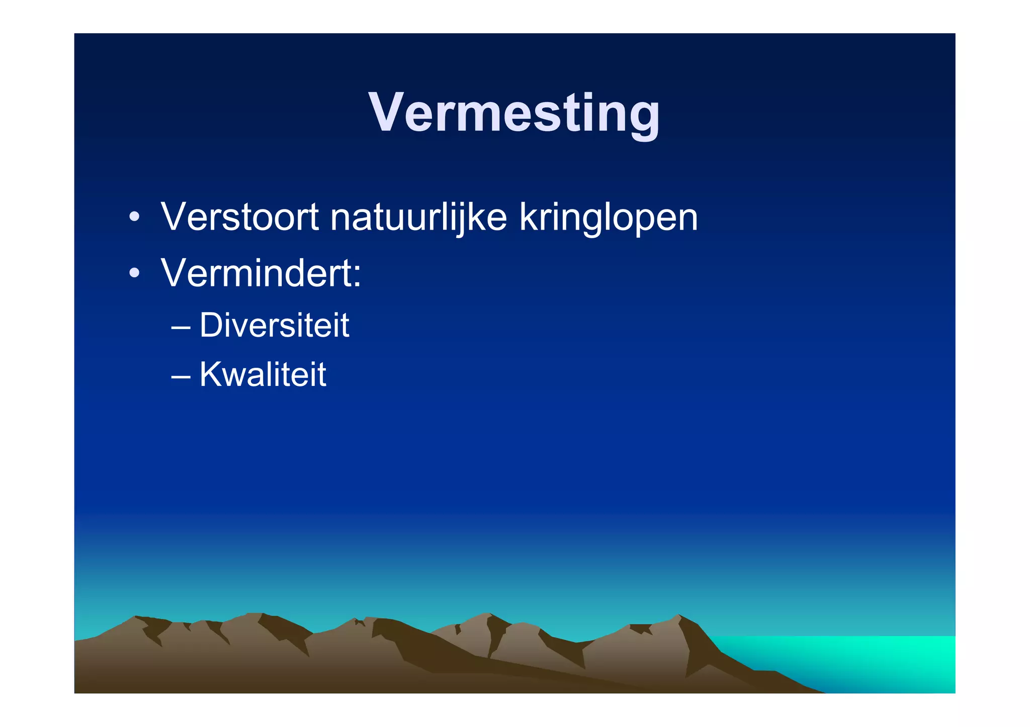 Milieuproblematiek | PDF